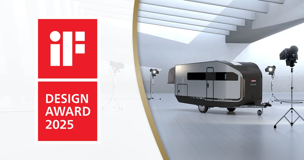 Bürstner gewinnt IF Design Award 2025 für TALIS